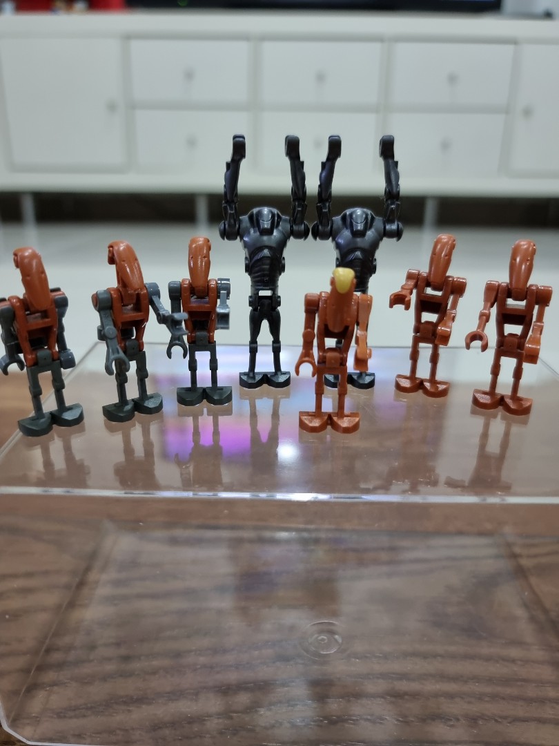 Lego Star Wars Battle Droids - Total 8 pieces, Hobbies & Toys, Toys ...