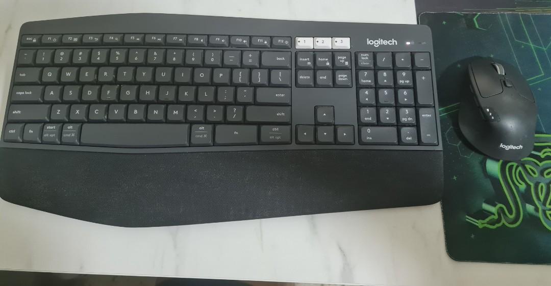 Logitech Bundle K850 and M720, Computers & Tech, Parts & Accessories, Computer Keyboard on Carousell