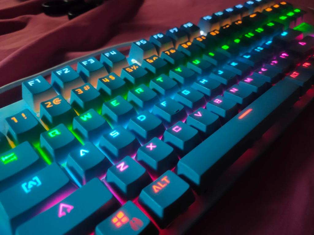 Mechanical keyboard Light Blue, Computers & Tech, Parts & Accessories ...