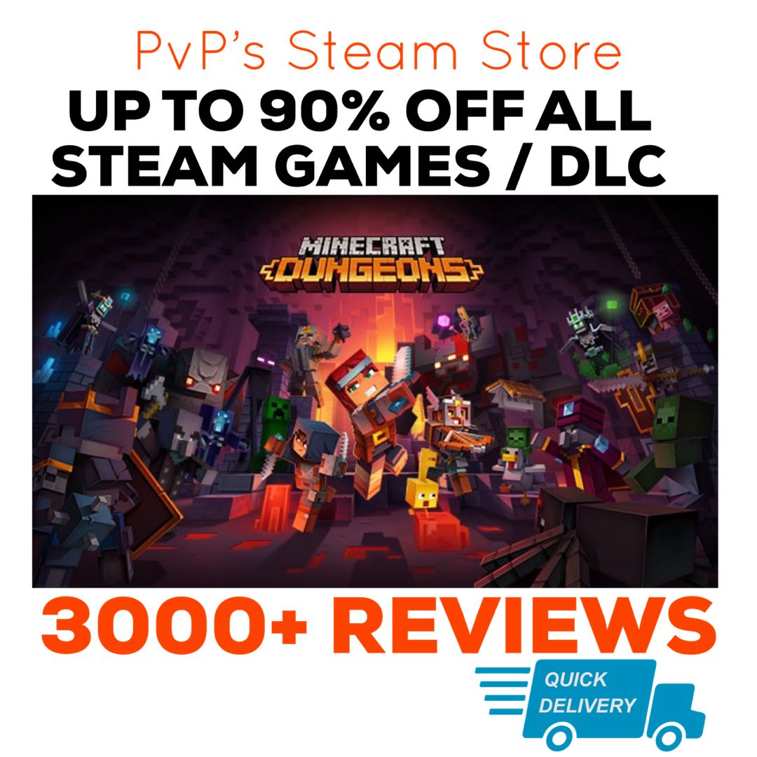 Minecraft Dungeons [Steam Games], Video Gaming, Video Games, Others on ...