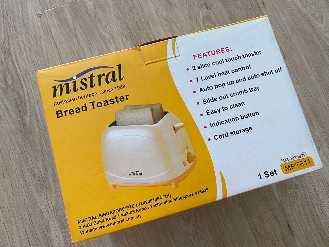 Mistral Bread Toaster - Brand New!, TV & Home Appliances, Kitchen ...