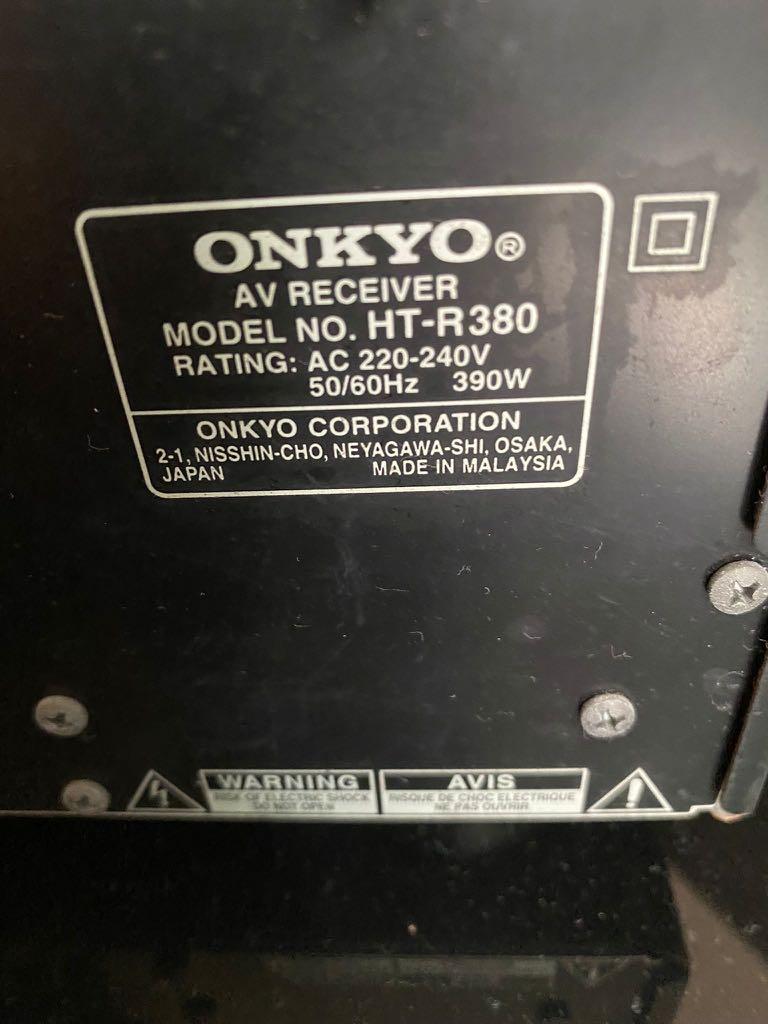 Onkyo HT- R 380 Amplifier with 5.1 speakers, Audio, Soundbars, Speakers ...