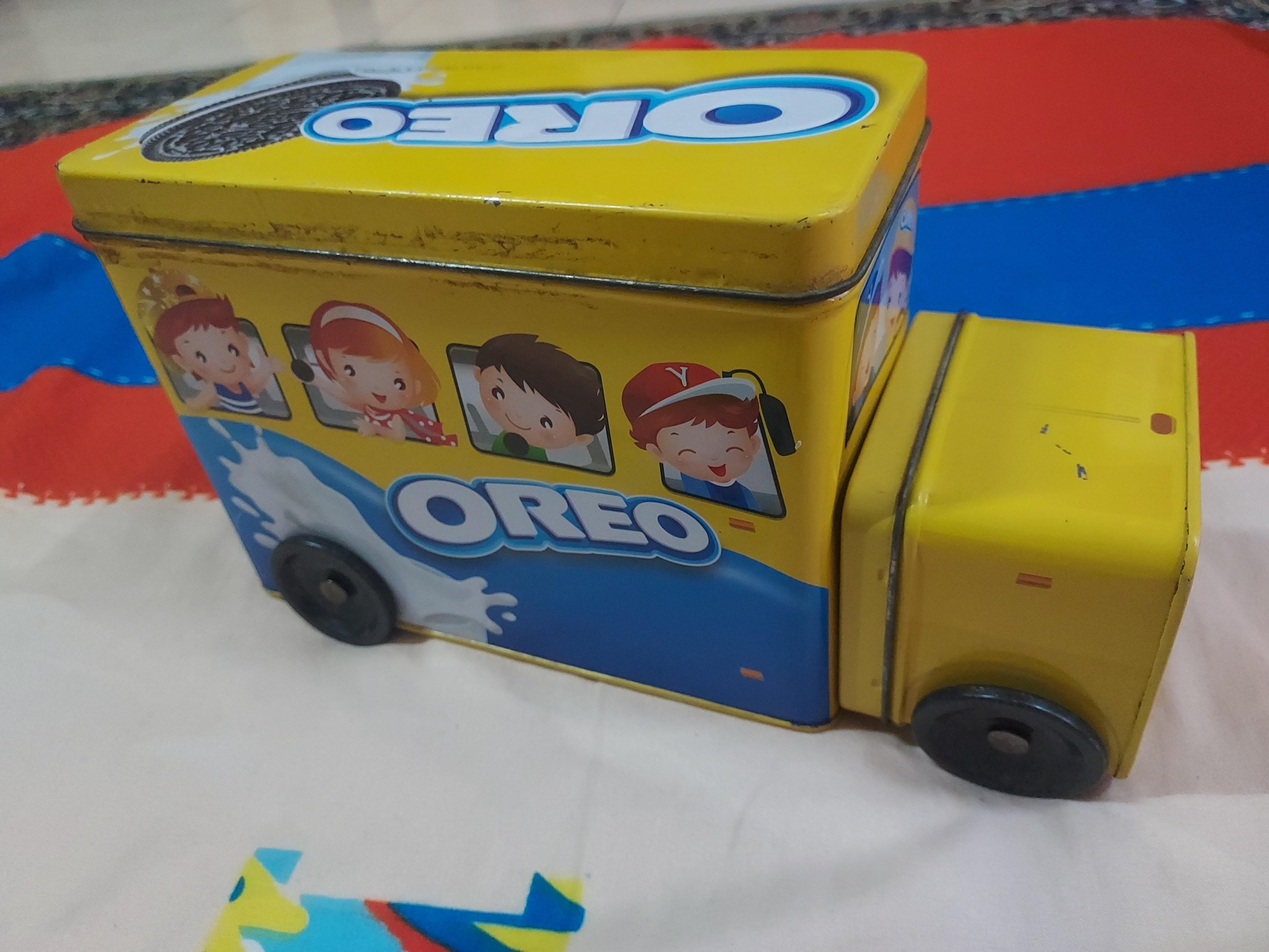 Oreo Bus Tin, Hobbies & Toys, Toys & Games on Carousell