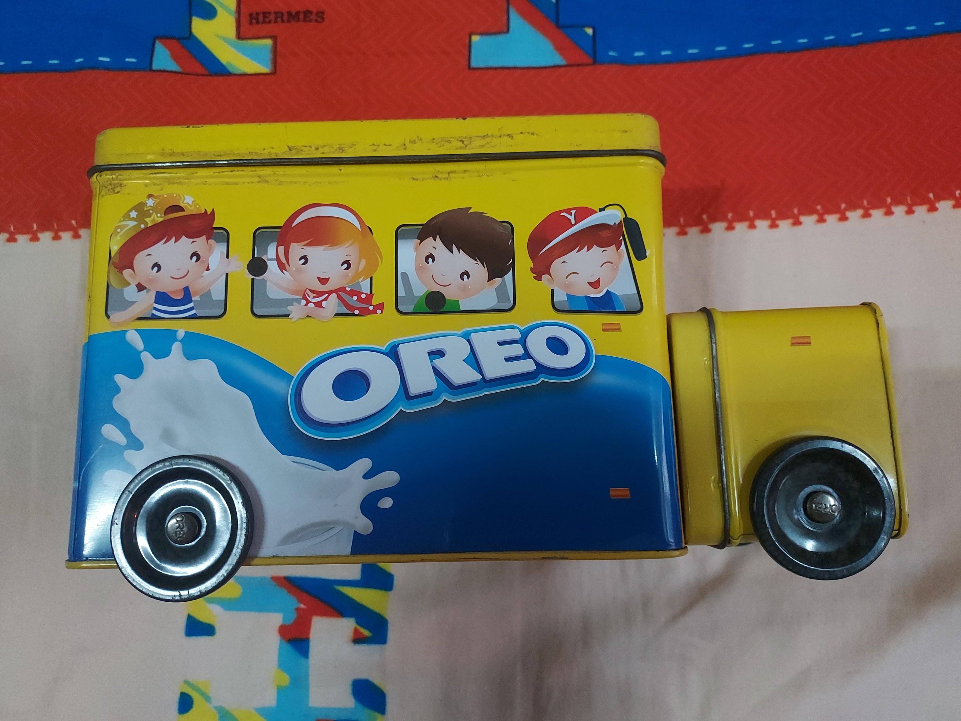 Oreo Bus Tin, Hobbies & Toys, Toys & Games on Carousell