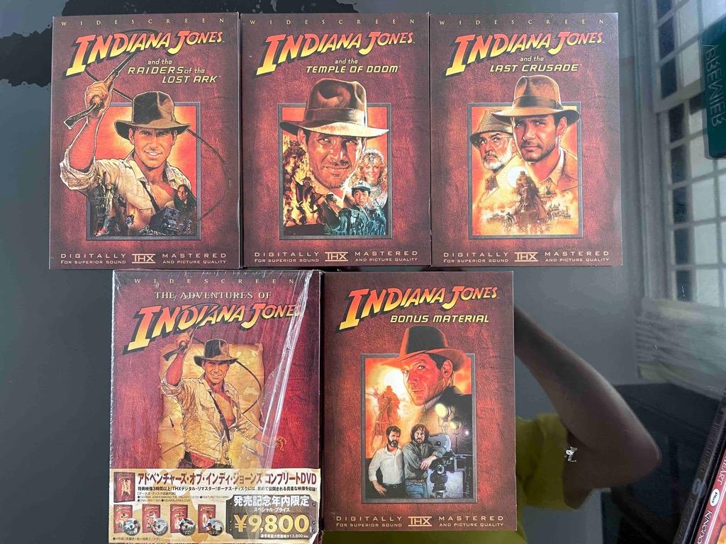 Original Indiana Jones DVD Collection Box Set, Hobbies & Toys, Music ...