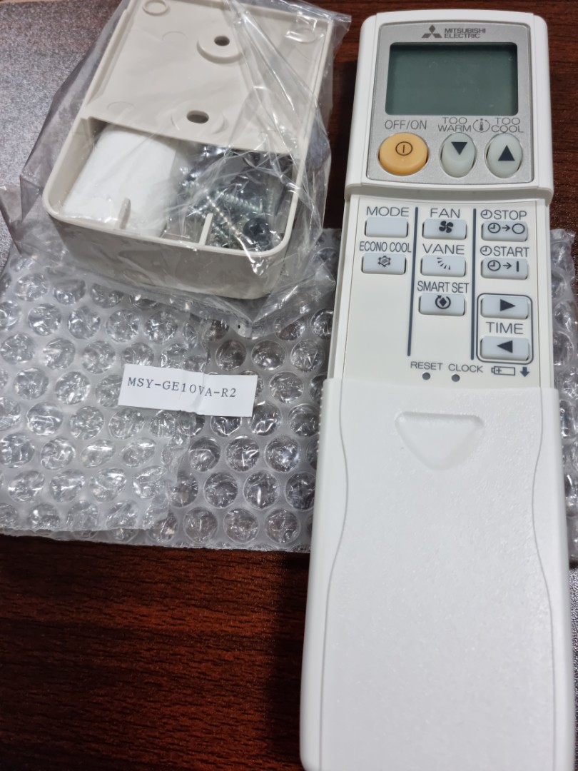 Original Mitsubishi Electric aircon remote control, still with original ...