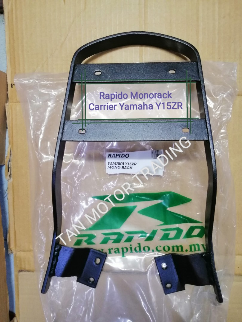 Rapido Monorack Carrier Yamaha Y15ZR, Auto Accessories on Carousell