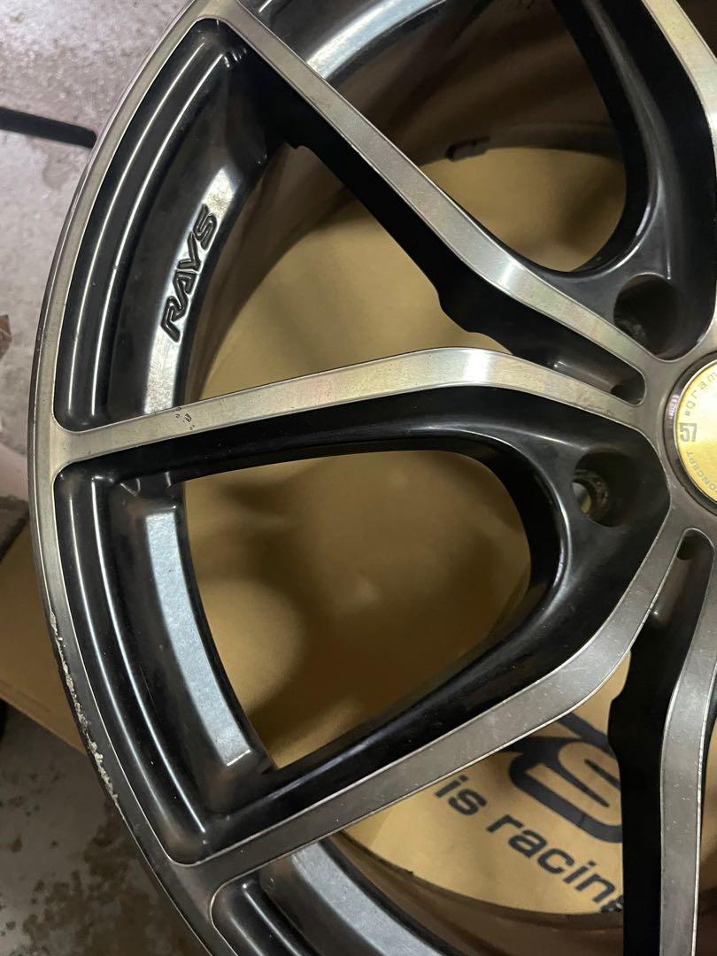 Japan Sport Rim Rays GL57FXX 5X114.3 18” Japan Sport Rim, Car ...