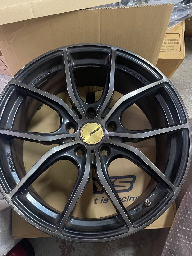 Japan Sport Rim Rays GL57FXX 5X114.3 18” Japan Sport Rim, Car ...