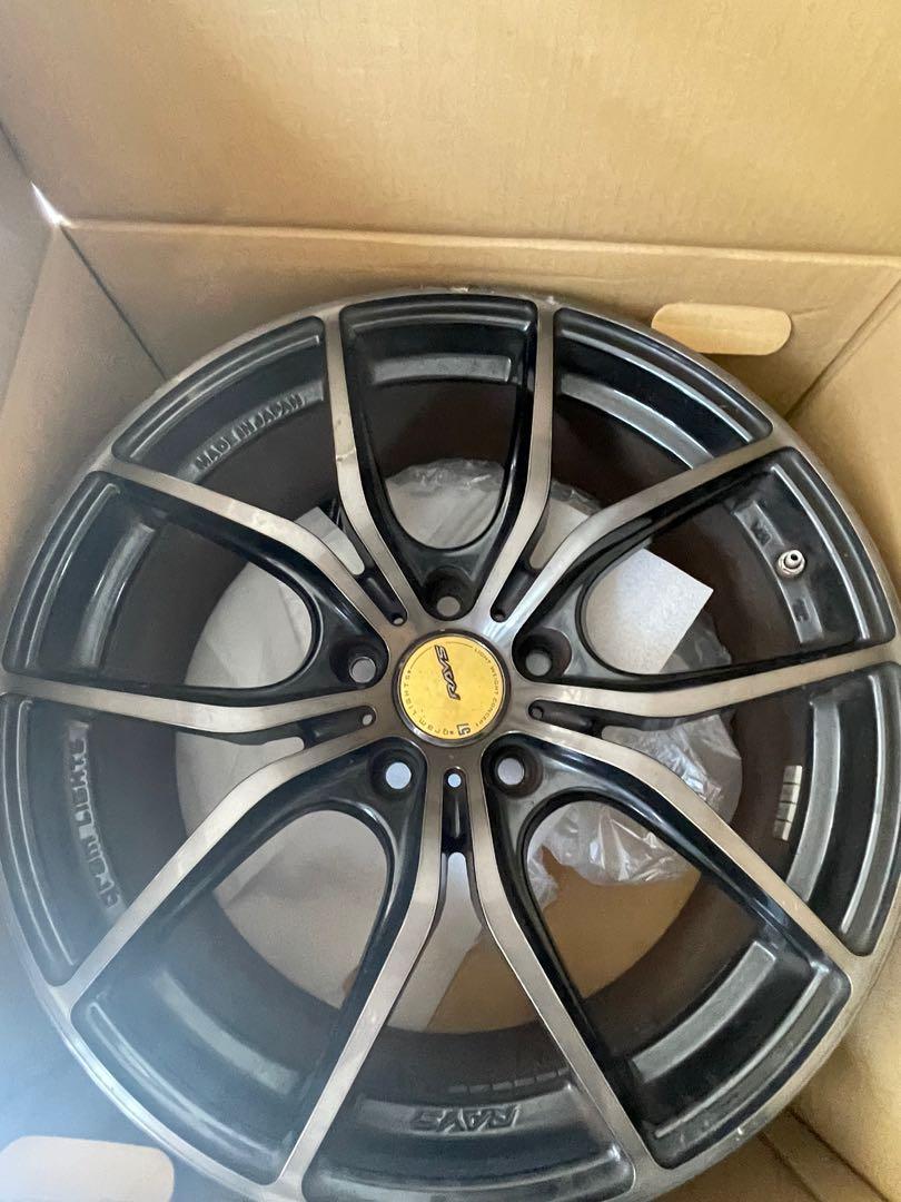 Japan Sport Rim Rays GL57FXX 5X114.3 18” Japan Sport Rim, Car ...