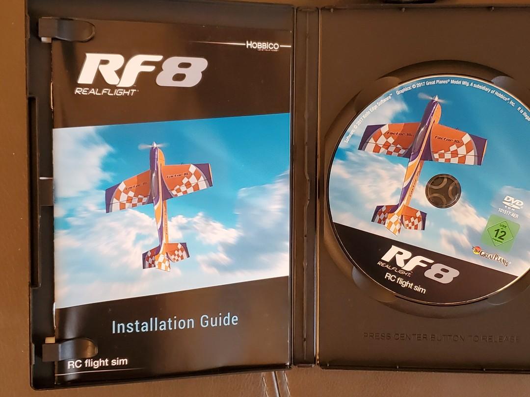 Realflight 8 DVD with USB dongle, 遊戲機, 遊戲機遊戲, 其他 - Carousell