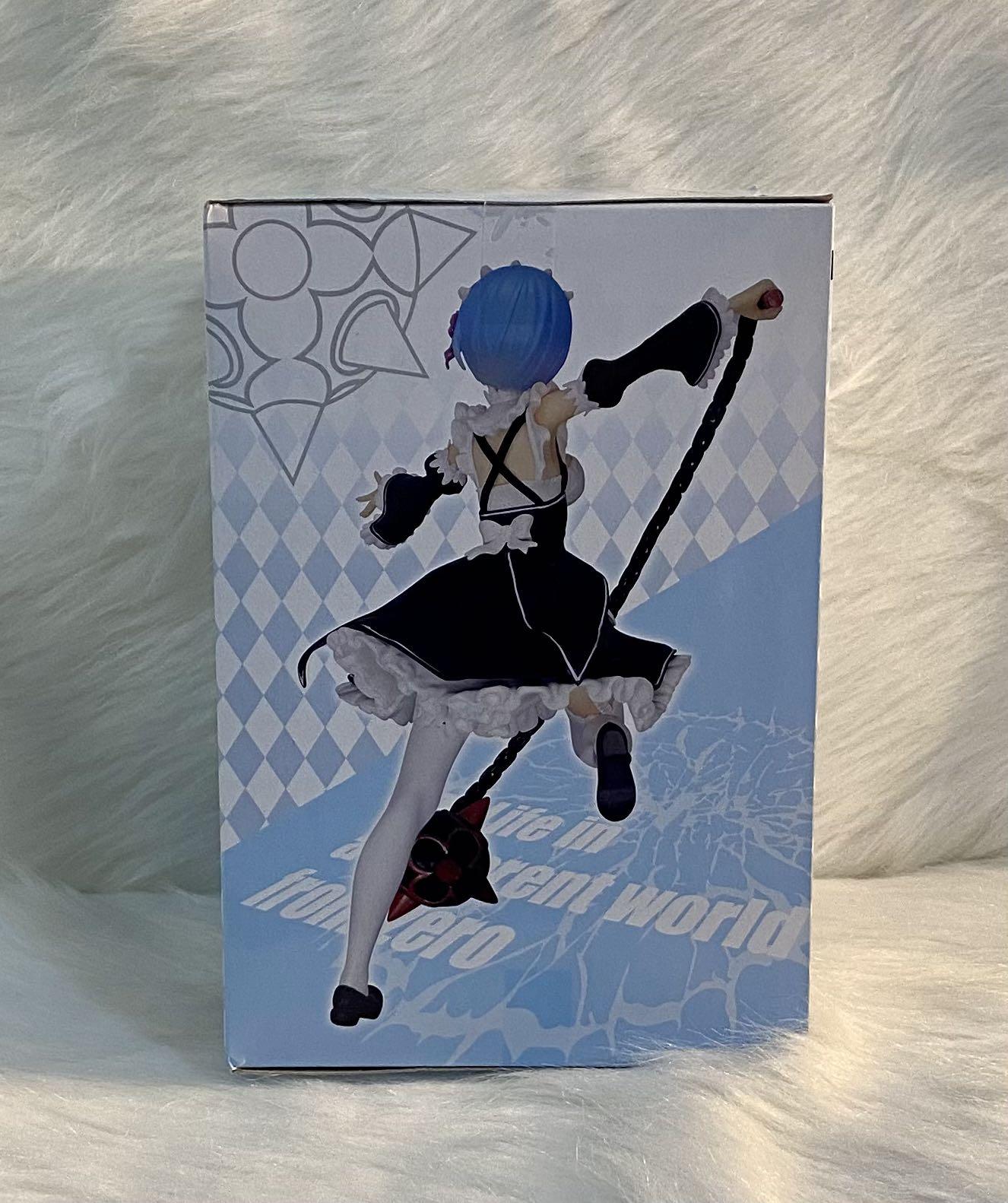 Rem System Service Figure Renewal Edition / ReZero Anime Figurine ...