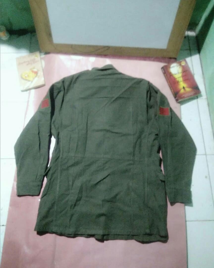 Rok Army jaket parka m51 korea, Fesyen Pria, Pakaian , Baju Luaran di ...