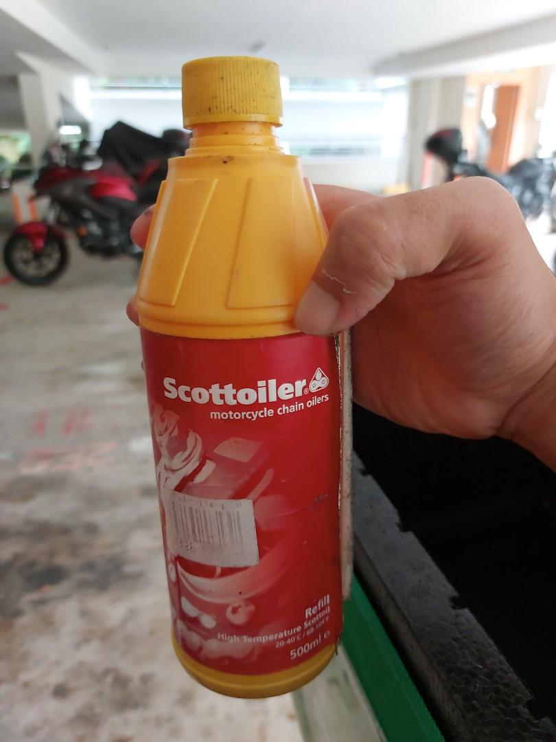 Scottoiler High temp oil, Motorcycles, Motorcycle Accessories on Carousell