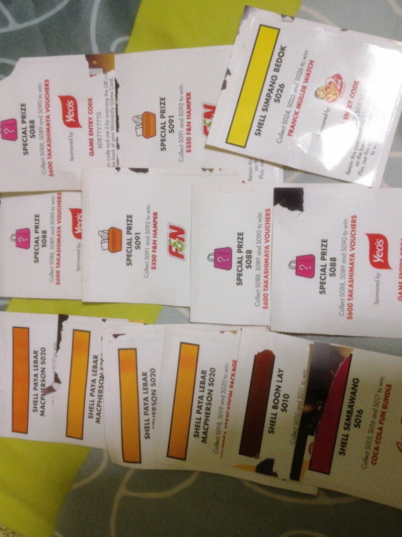 Shell monopoly cards, Hobbies & Toys, Memorabilia & Collectibles ...