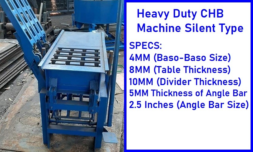💙SILENT TYPE CHB MACHINE & HOLLOW BLOCK MACHINE - FABRICATION💙 ...