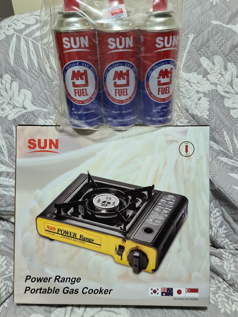 SUN portable gas cooker, TV & Home Appliances, Kitchen Appliances ...