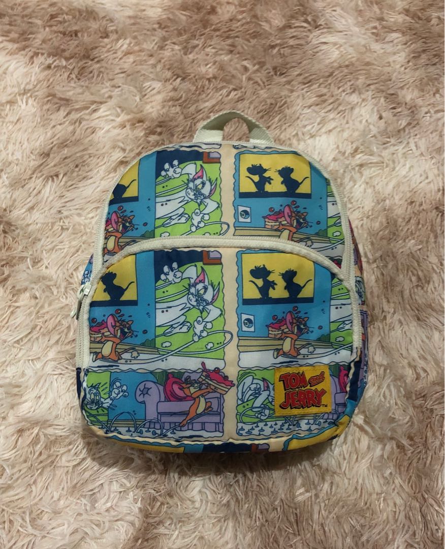 Tom and Jerry Kids Backpack, Babies & Kids, Babies & Kids Fashion on ...