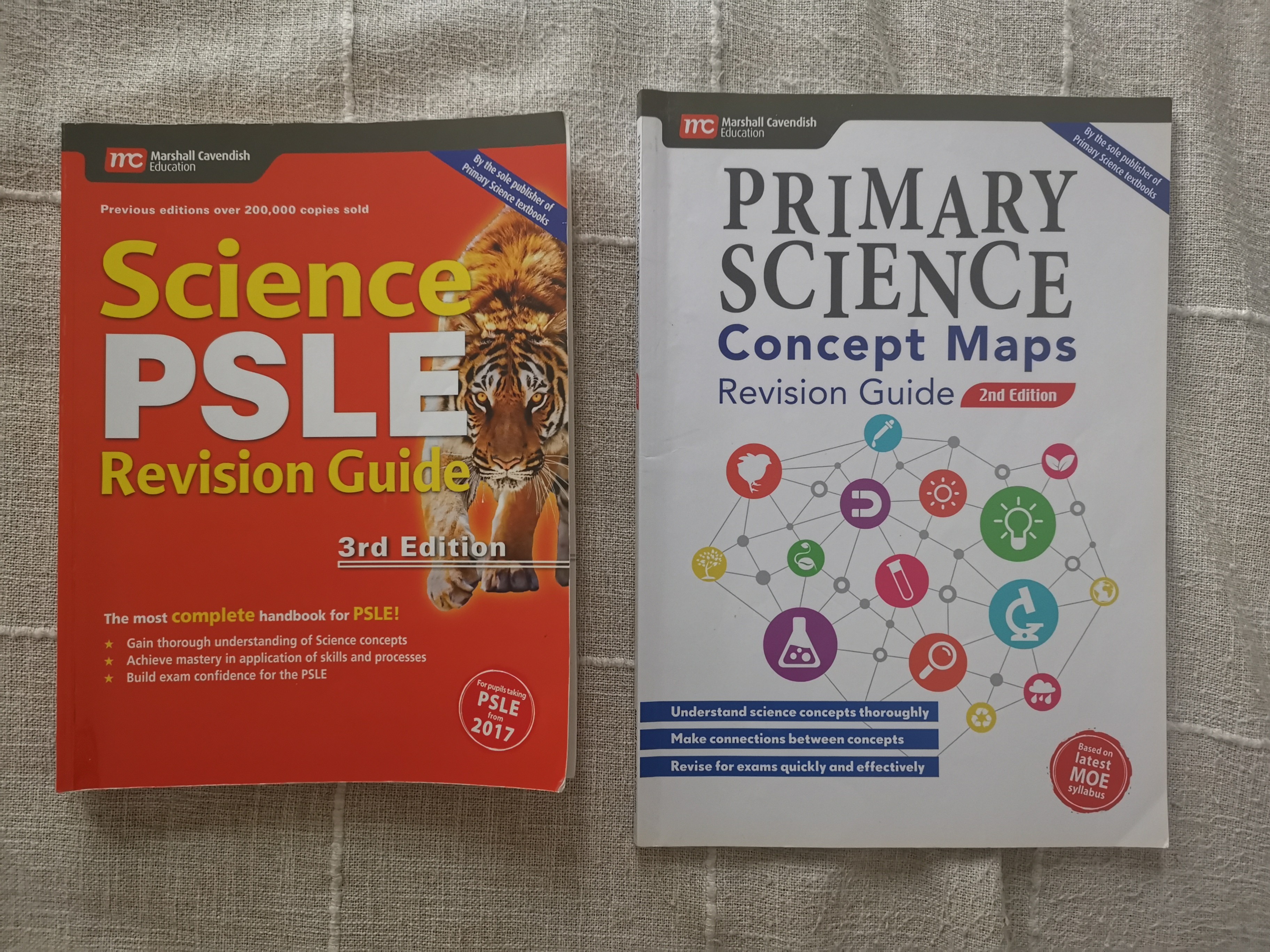 $15 for 2 books (Science PSLE Revision Guide / Primary Science Concept ...