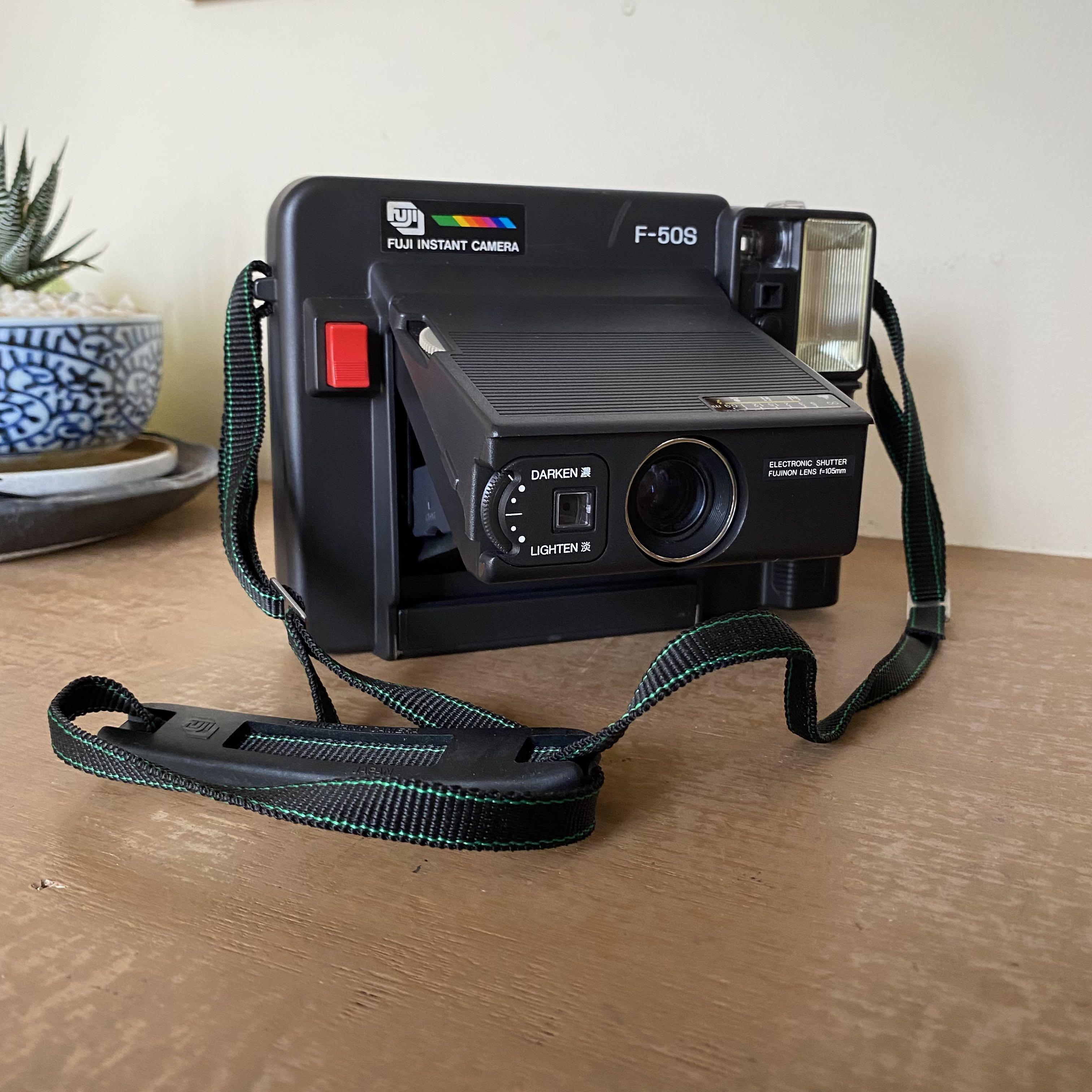 1980s Fuji Instant Camera F-50S vintage, Photography, Cameras on Carousell