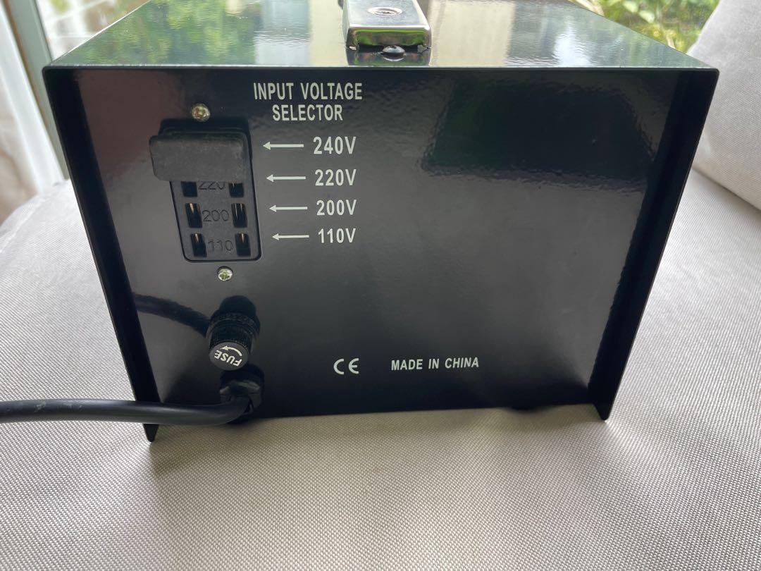 1Kw Step Up/Down Transformer, TV & Home Appliances, Electrical ...