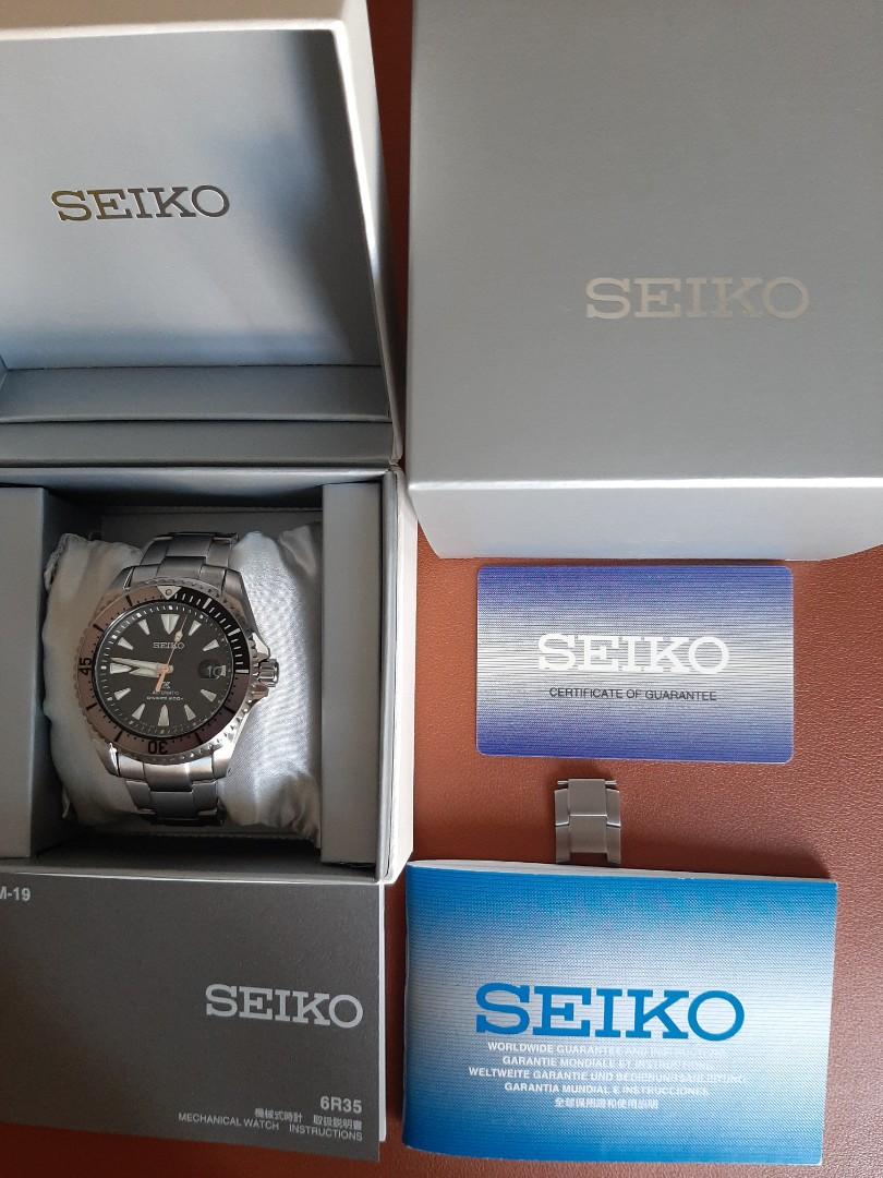 2021 SEIKO PROSPEX SHOGUN TITANIUM WATCH, Luxury, Watches on Carousell