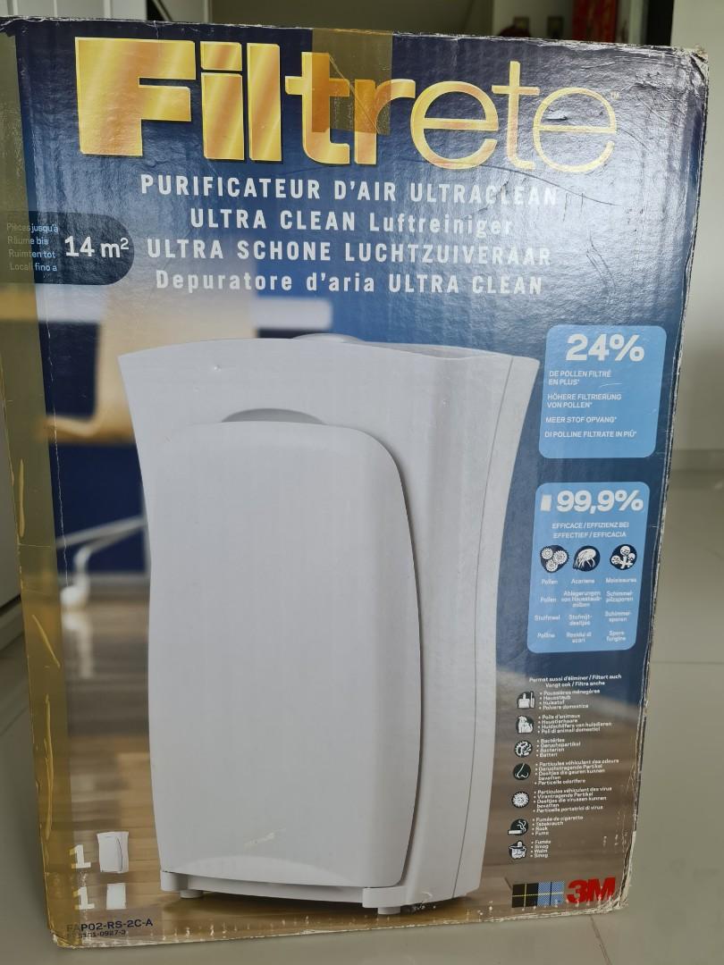 3M Filtrete Ultra Clean Air Purifier (set2), TV & Home Appliances, Air ...