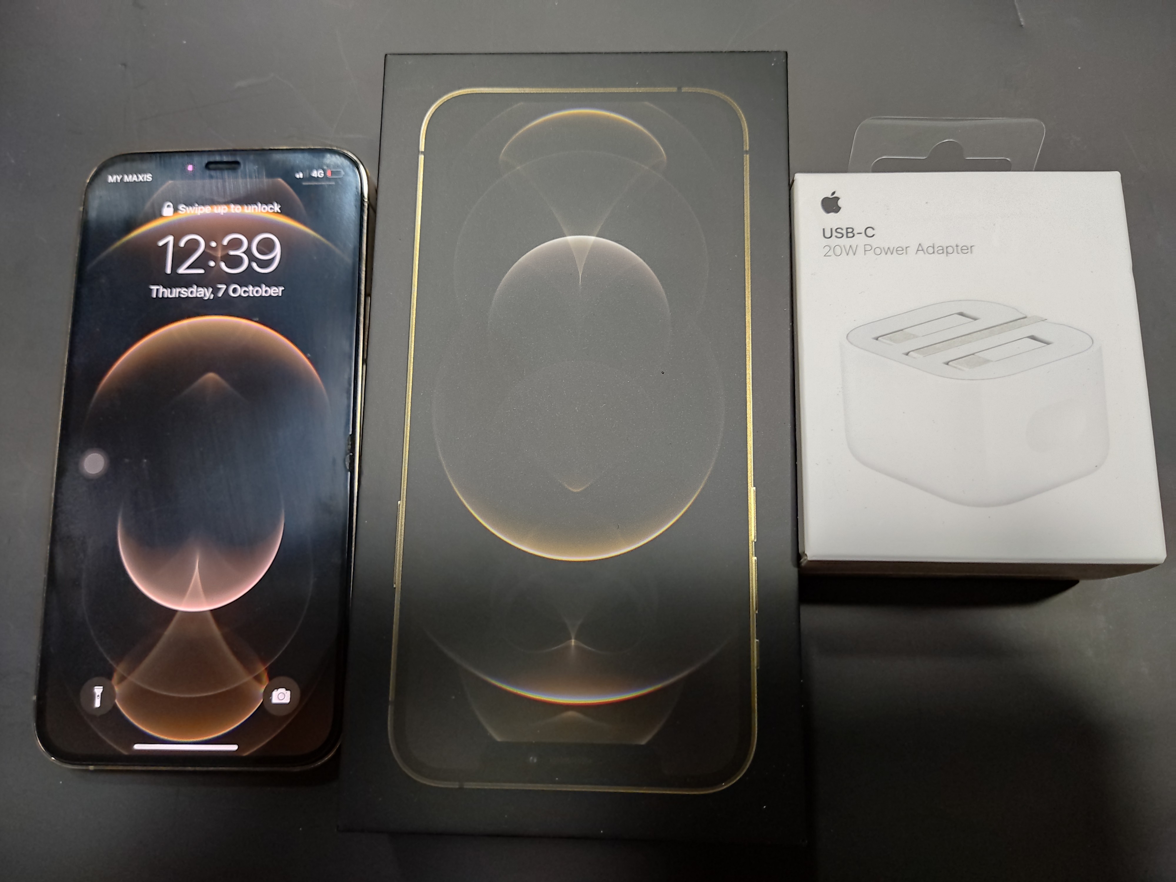 Apple Iphone 12 pro gold 256gb rm3800, Mobile Phones & Gadgets, Mobile ...