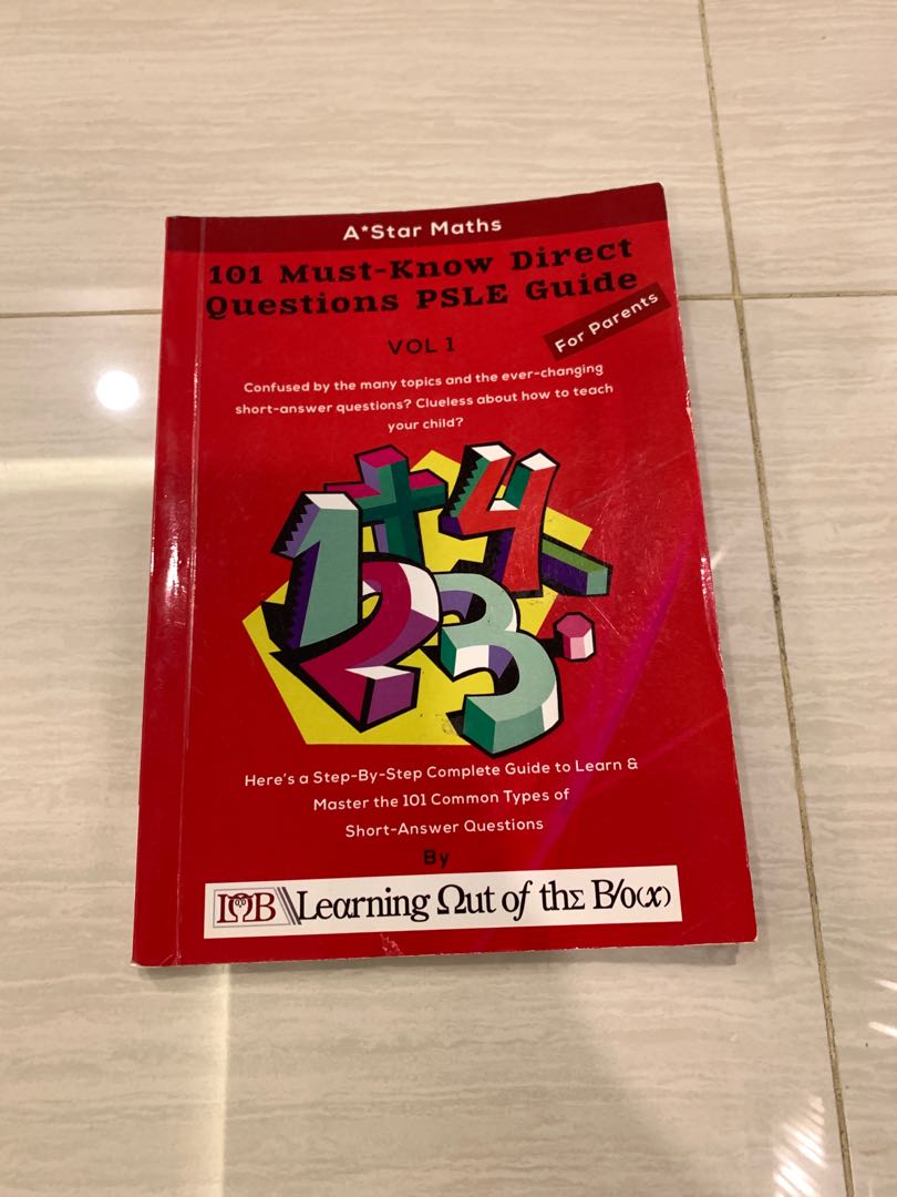 A*Star Maths (101 Must know direct questions PSLE Guide), Hobbies ...