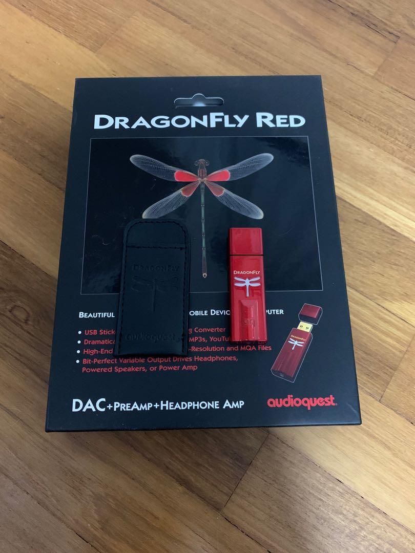 (Updated) Audioquest Dragonfly Red DAC + Preamp + Headphone Amp, Audio ...