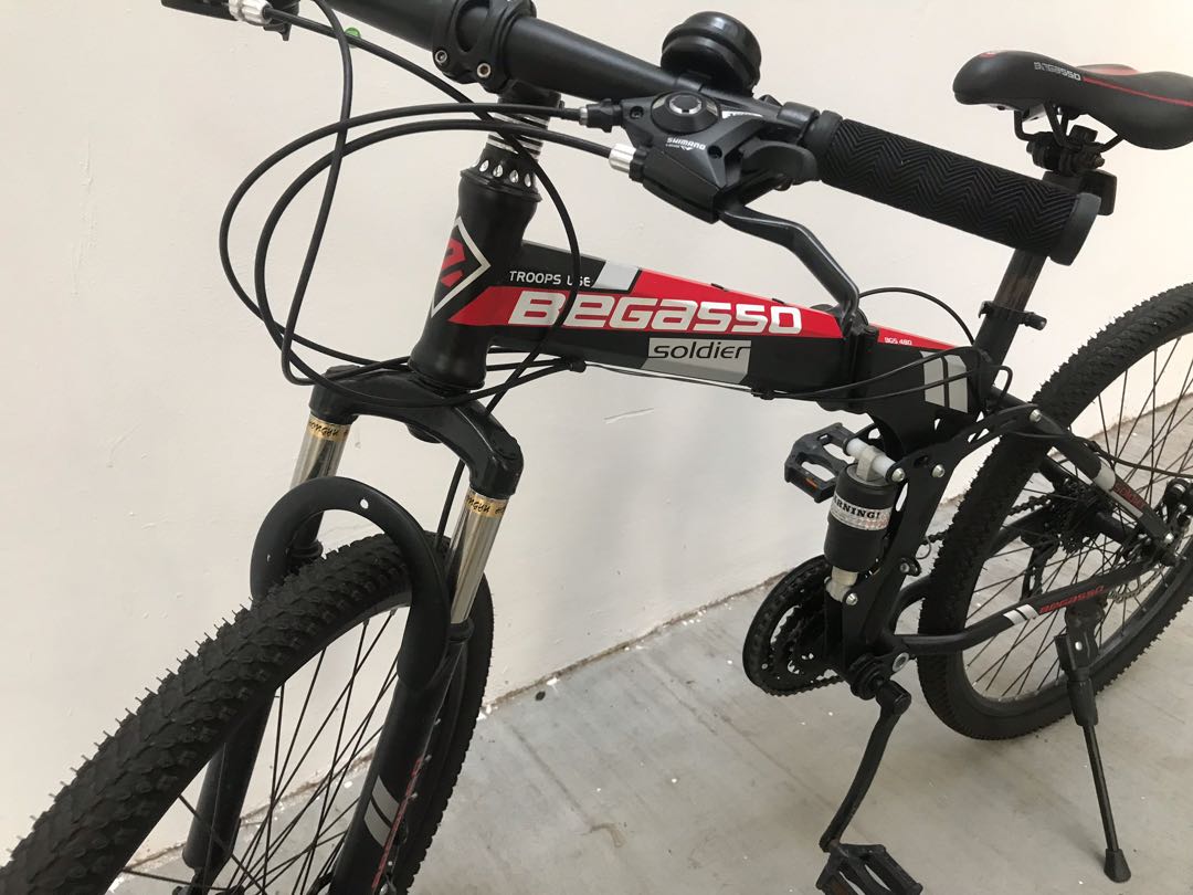 Begasso 26 Inch Foldable Mountain Bike, Sports Equipment, Bicycles ...