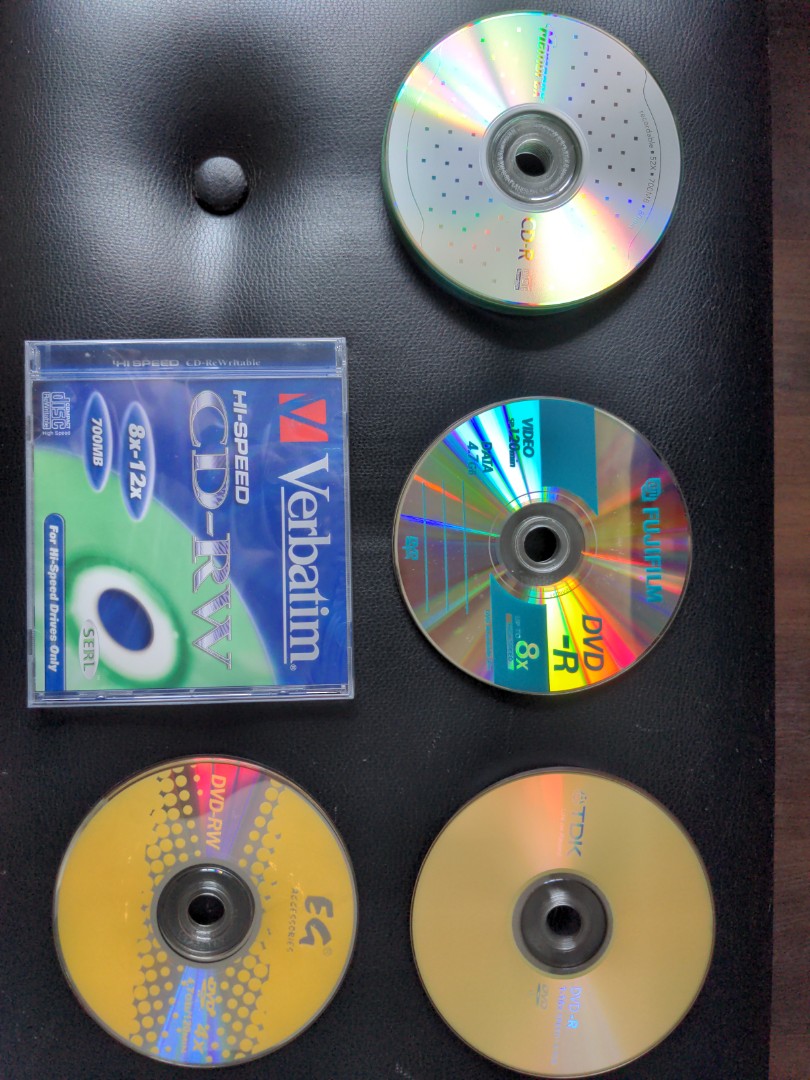 Blank CD-R, DVD-R, DVD-RW, Hobbies & Toys, Music & Media, CDs & DVDs on ...