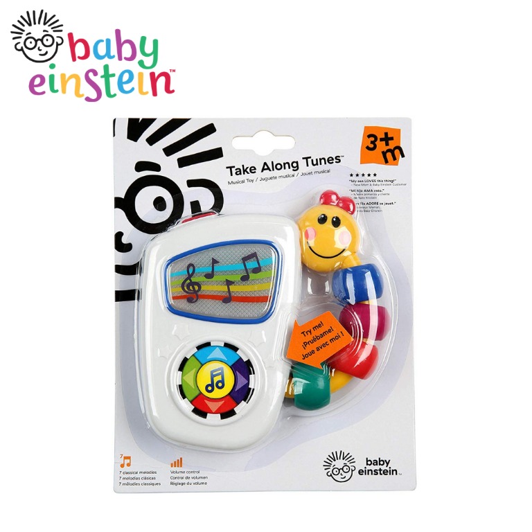 BNIP: Baby Einstein Take Along Tunes Musical Toy, Ages 3 months + 7 ...
