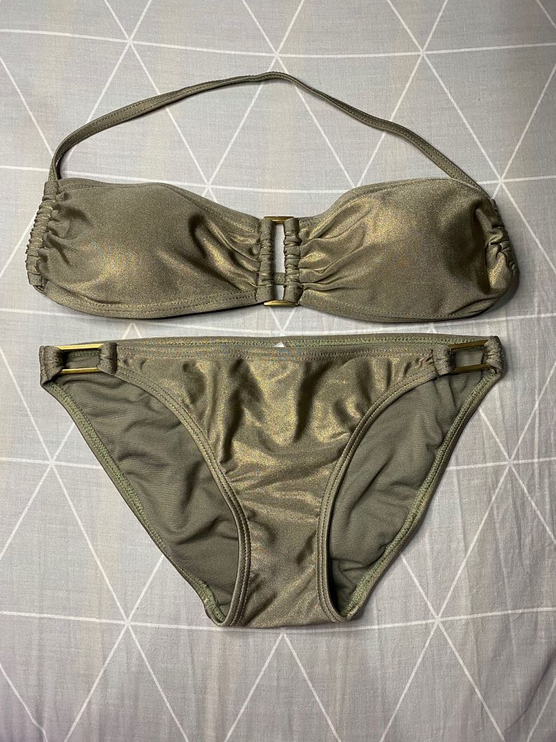 Bronze Bikini, Women's Fashion, Swimwear, Bikinis & Swimsuits on Carousell