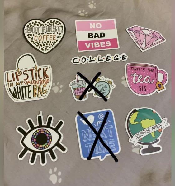 cool VSCO girl stickers, Hobbies & Toys, Stationery & Craft, Stationery ...