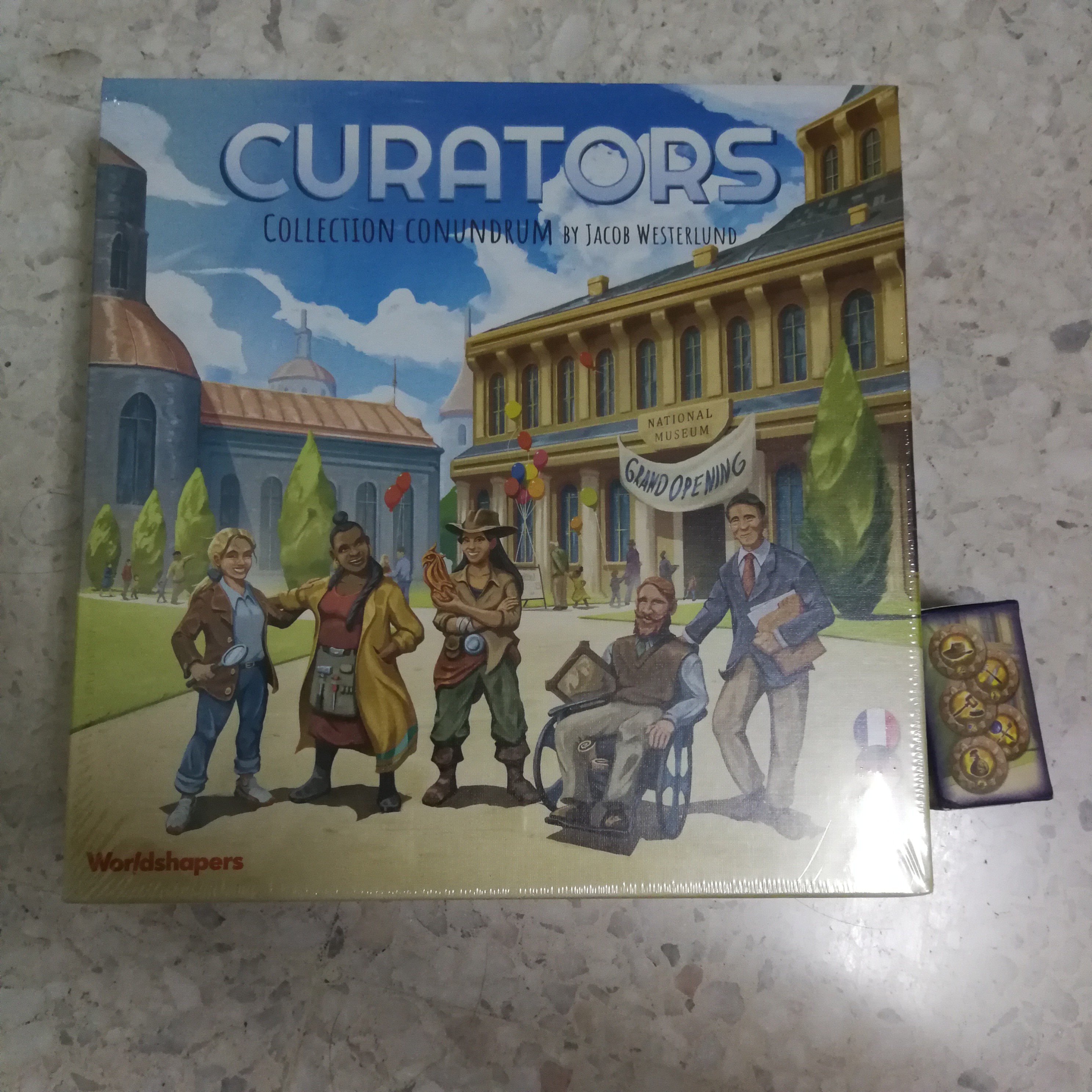 Curators Kickstarter Board Game with Upgraded Chips, Hobbies & Toys ...