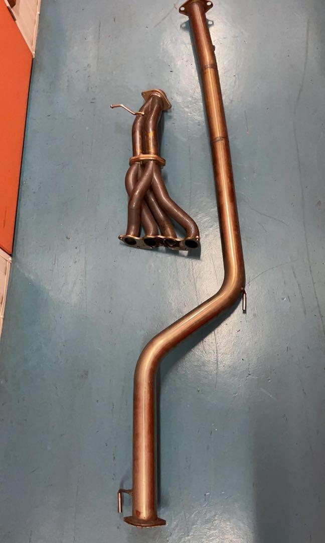 Custom make header and 3” mid pipe, Car Accessories, Accessories on ...
