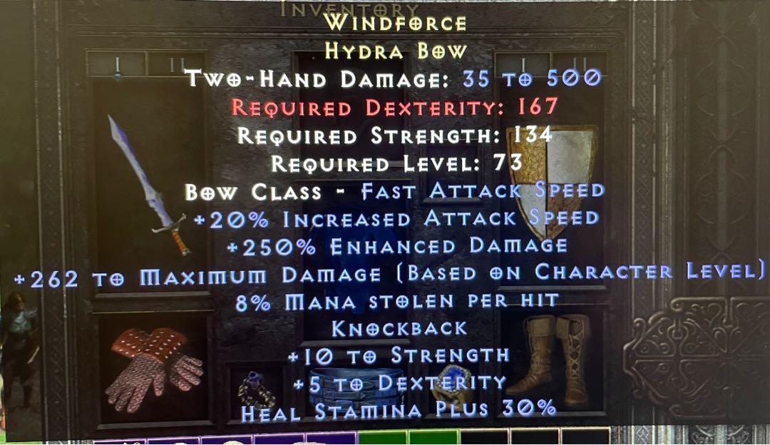 Diablo 2 Resurrected- Perfect Windforce, Video Gaming, Gaming ...