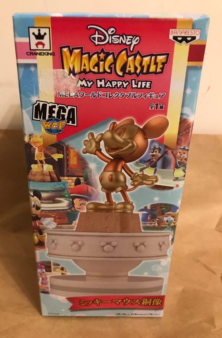 Disney Magic Castle My Happy Life Mega WCF 迪士尼 系列 米奇銅像, 興趣及遊戲, 玩具 & 遊戲類 - Carousell