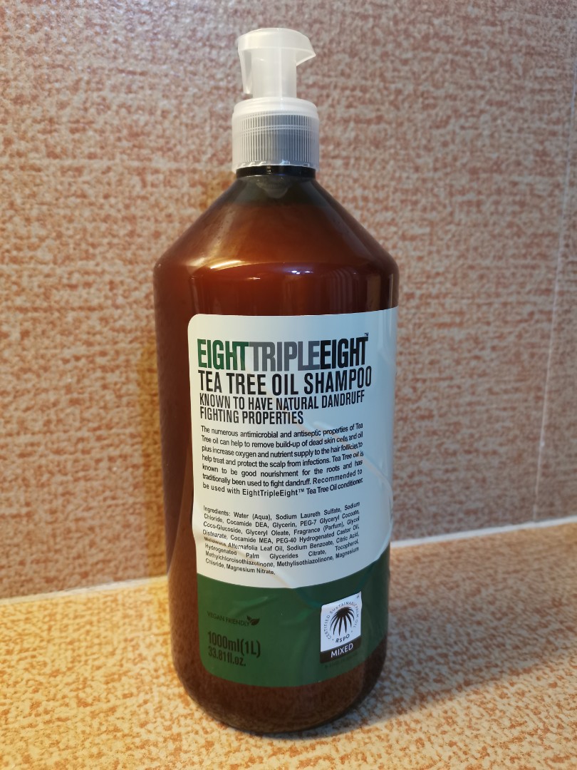 Eight Triple Eight Tea Tree Oil Shampoo, Beauty & Personal Care, Hair ...