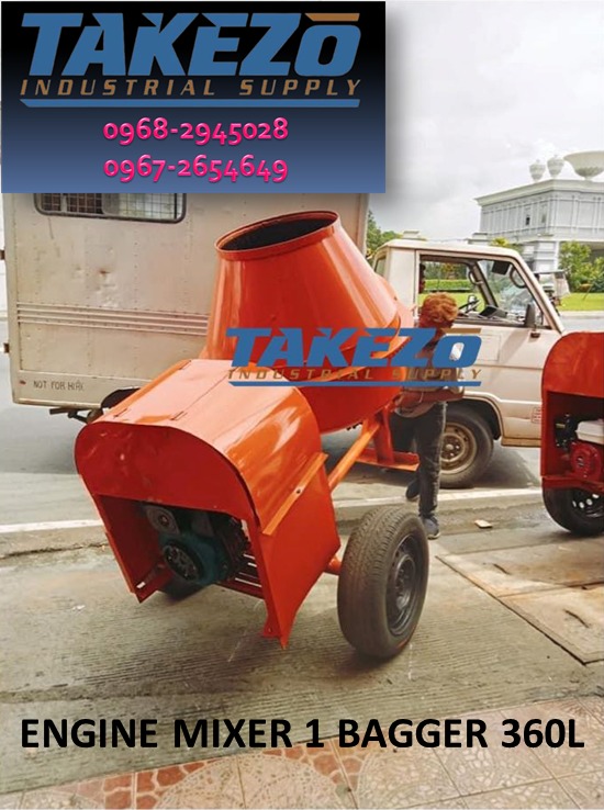 ENGINE MIXER 1 BAGGER 360L, Commercial & Industrial, Construction ...