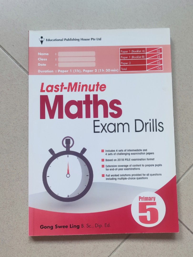 EPH Maths Exam Drills for Primary 5, Hobbies & Toys, Books & Magazines ...