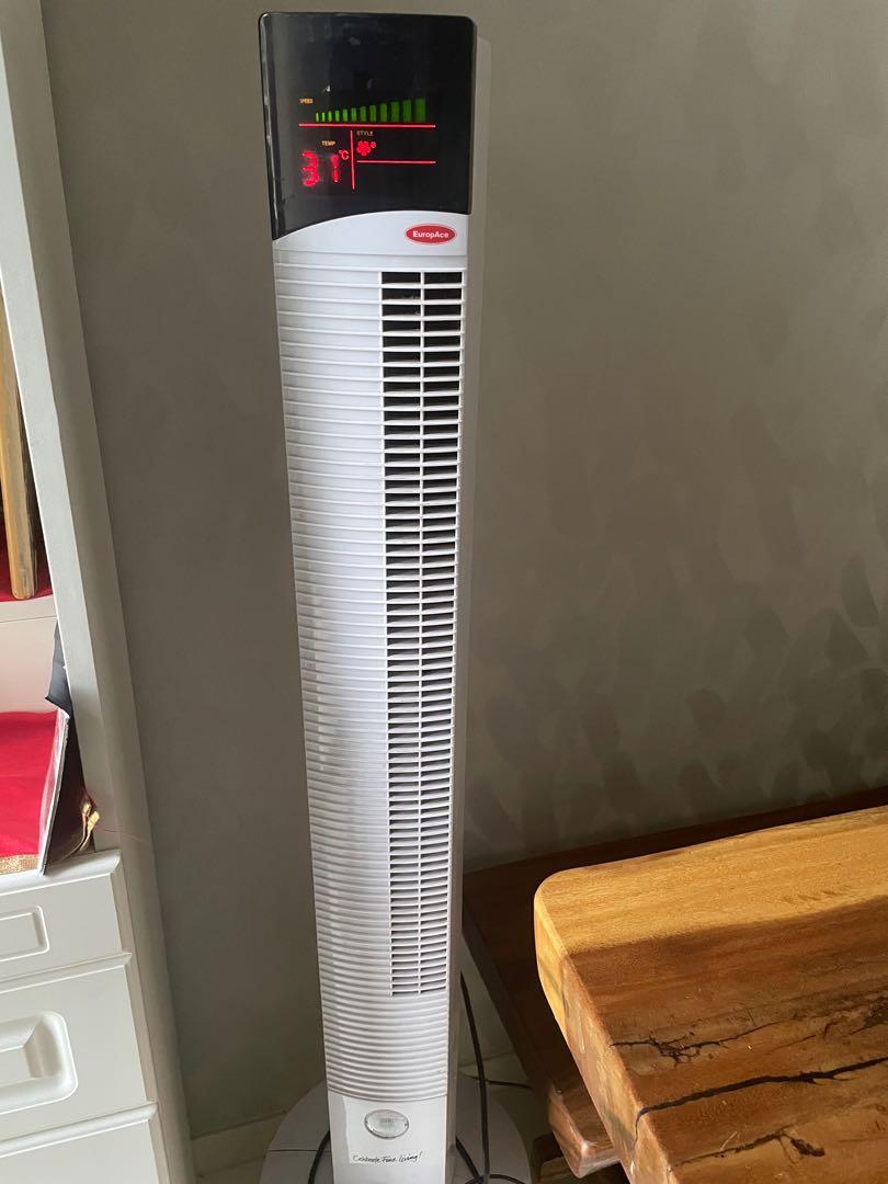 EuropAce Tower Fan, Furniture & Home Living, Lighting & Fans, Fans on ...