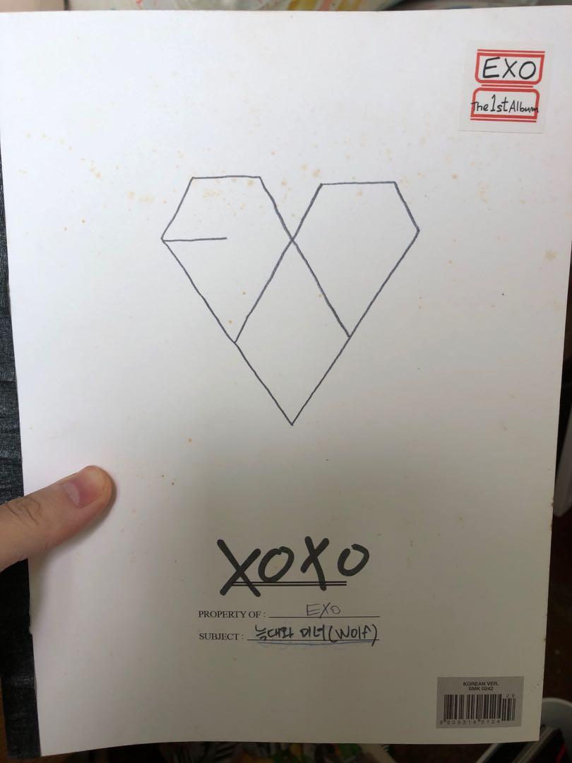 EXO XOXO Wolf Version Album, Hobbies & Toys, Memorabilia & Collectibles ...