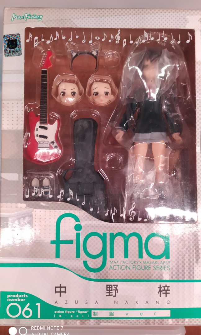 Figma 061 Azusa Nakano, Hobbies & Toys, Toys & Games on Carousell
