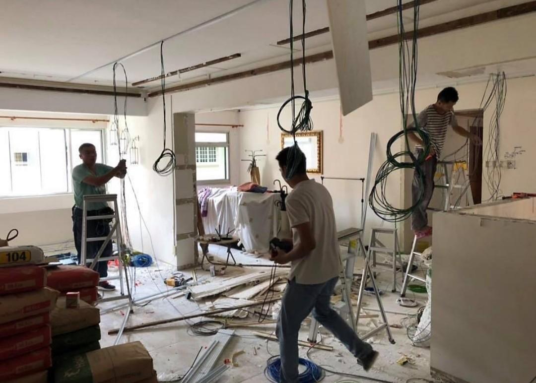 Flash ceiling/dry partition wall Professional, Home Services ...