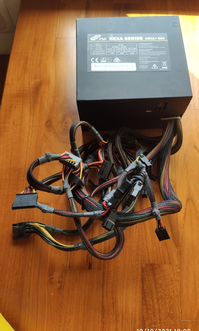 FSP HEXA +550 PSU, Computers & Tech, Parts & Accessories, Computer ...