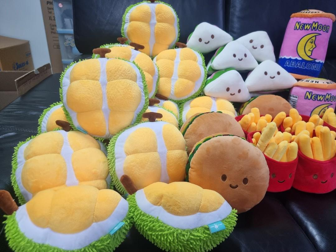 [Fun Claw] Food series Durian Burger Fries Sandwich Abalone, Hobbies ...