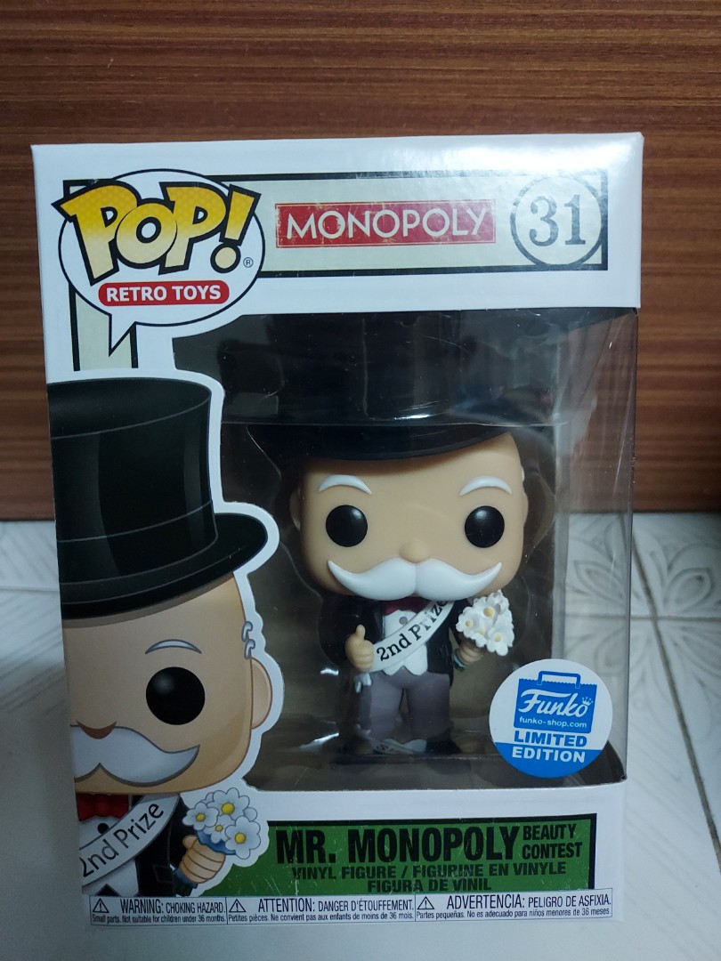 Funko Mr Monopoly Beauty Contest, Hobbies & Toys, Toys & Games on Carousell