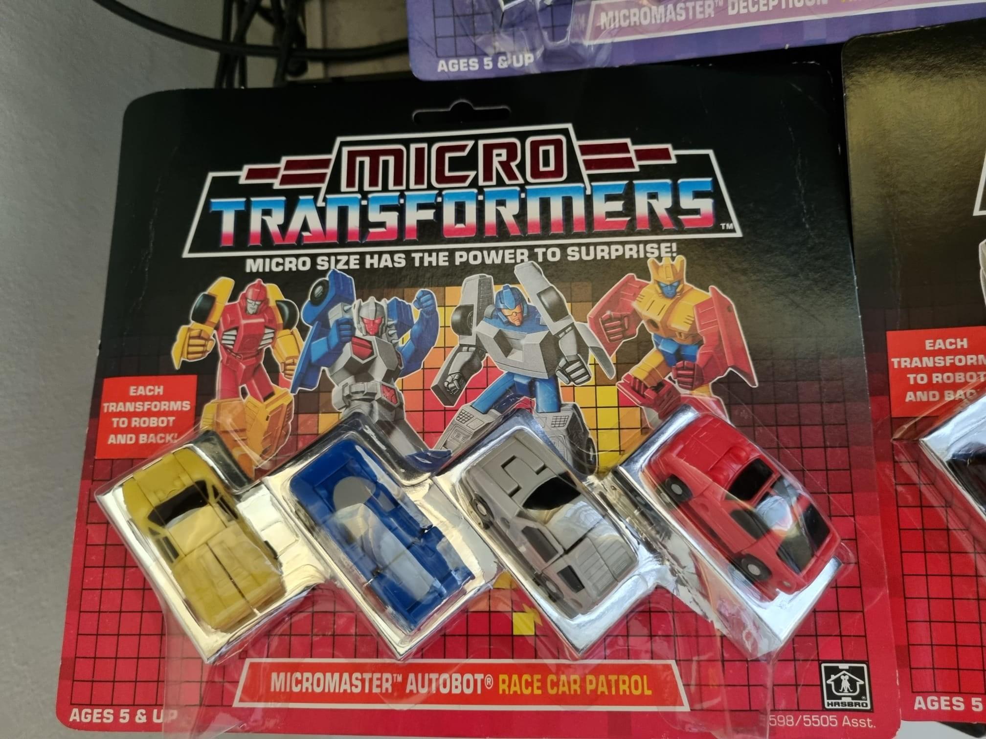 Hasbro Transformer MOSC G1 vintage Micromaster Race Car Off road and ...